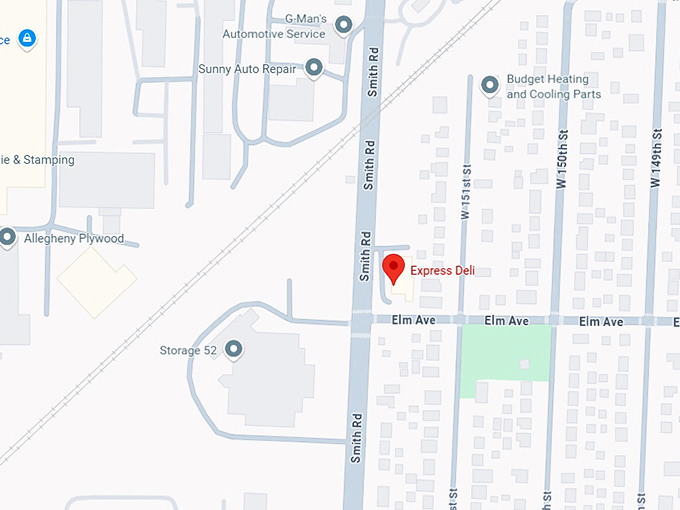 16. express deli map