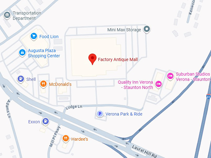 16. factory antique mall map