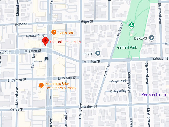 16. fair oaks pharmacy map