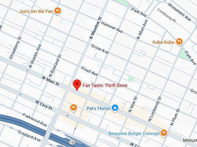 16. fantastic thrift map