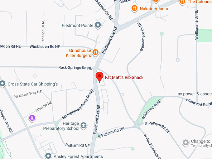 16. fat matt's rib shack map