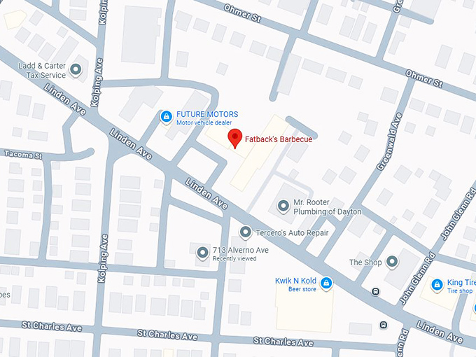 16. fatback's barbecue map