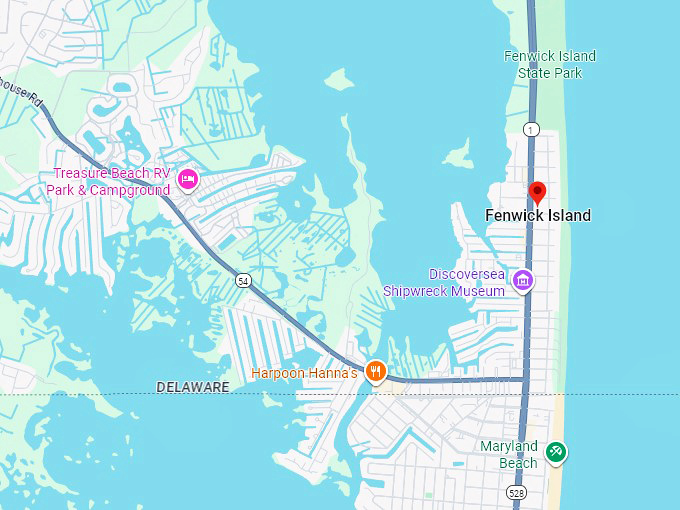 16. fenwick island map