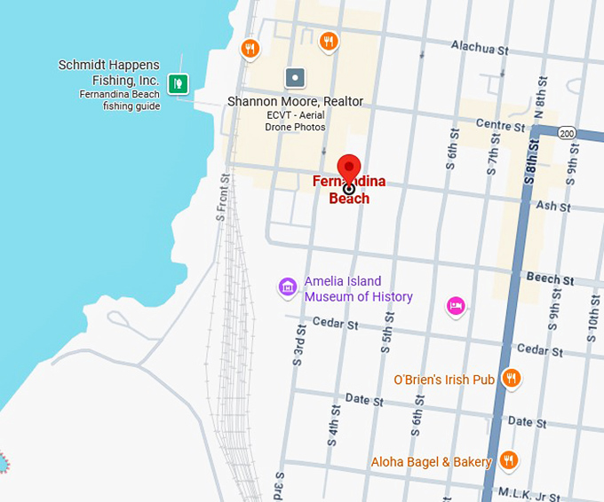 16. fernandina beach map