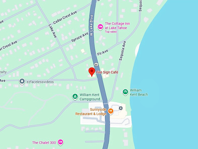 16. fire sign caf&eacute; map