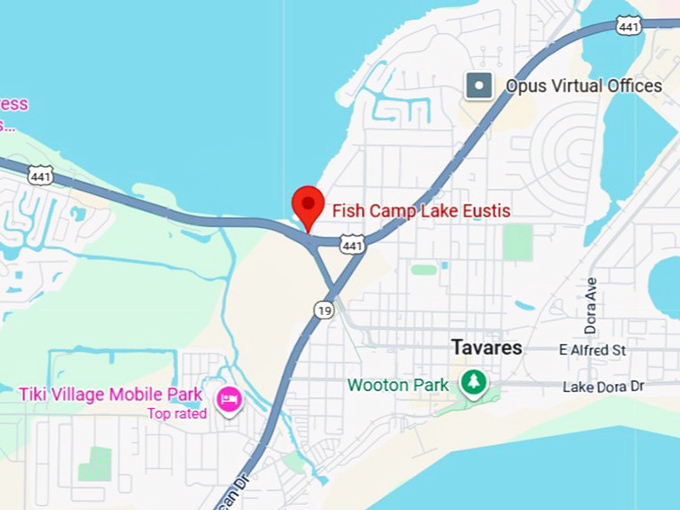 16. fish camp lake eustis map