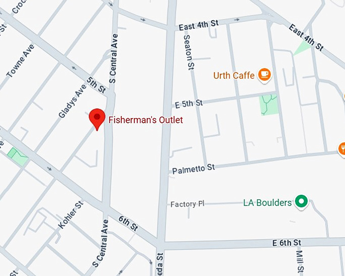 16. fisherman's outlet map