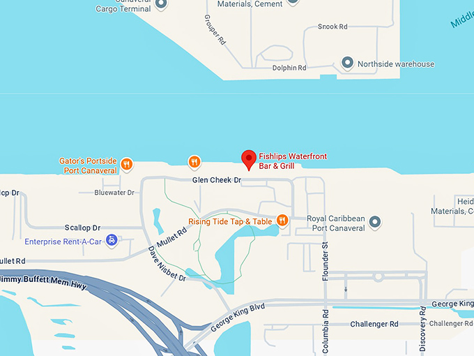 16. fishlips waterfront bar & grill map