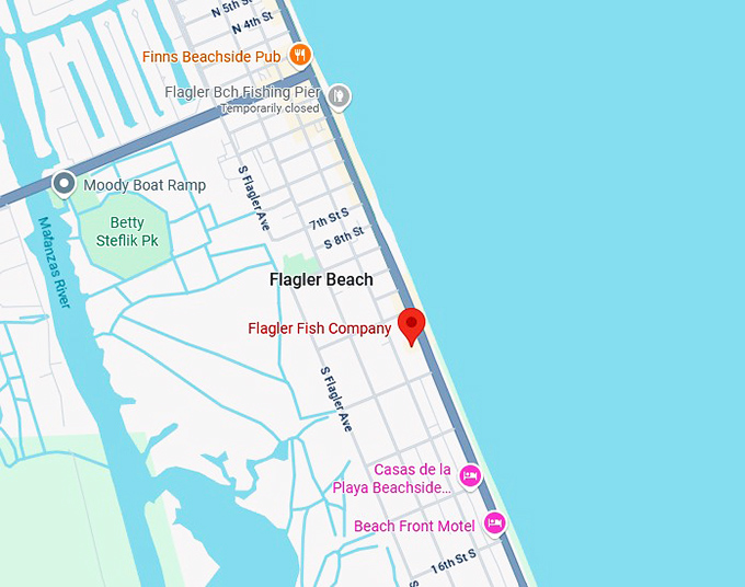 16. flagler fish company map