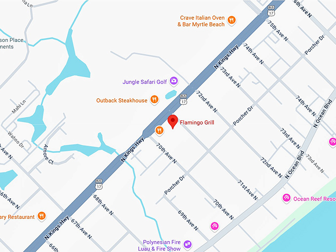 16. flamingo grill map