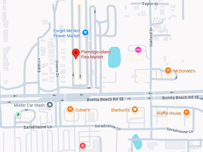 16. flamingo island flea market map