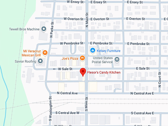 16. flesor's candy kitchen map