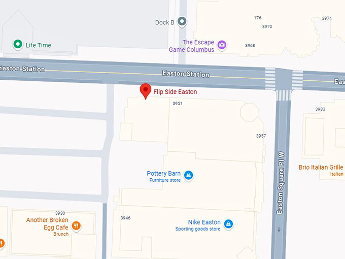 16. flip side easton map