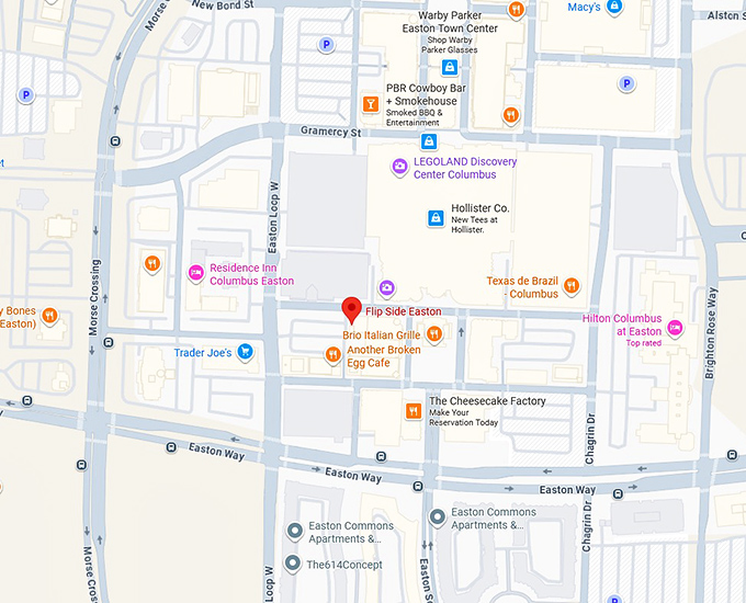 16. flip side easton map