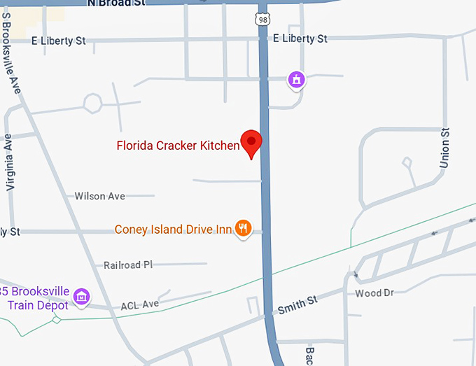 16. florida cracker kitchen map