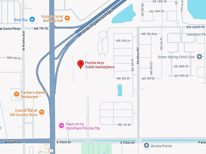 florida keys outlet marketplace map