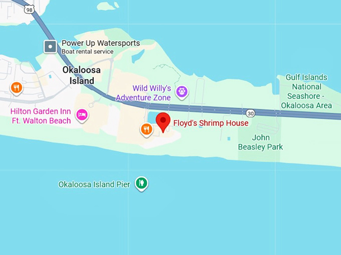 16. floyd&rsquo;s shrimp house map