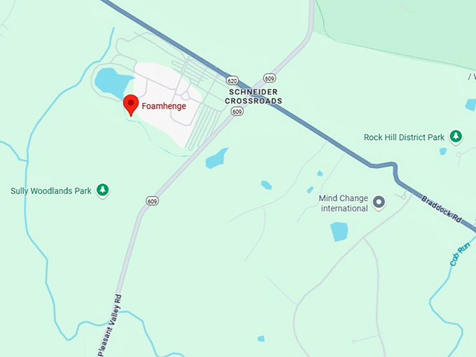 16. foamhenge map