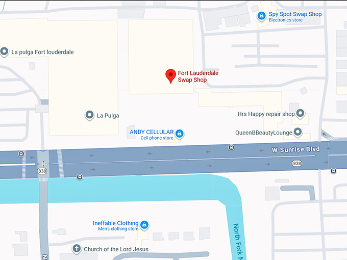 16. for lauderdale swap shop map