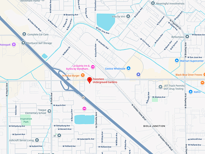 16. forestiere underground gardens map