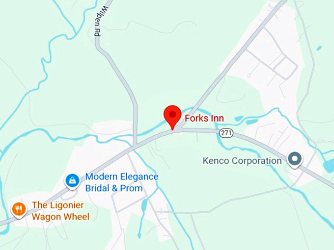 16. forks inn map