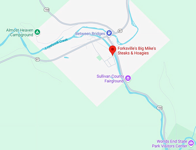 16. forksville general store map