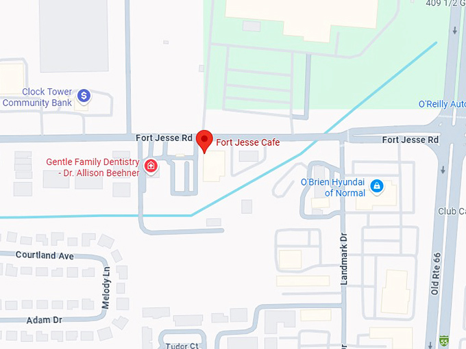 16. fort jesse cafe map