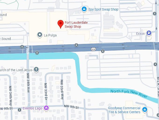 16. fort lauderdale swap shop map