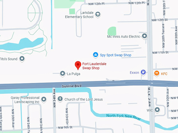 16. fort lauderdale swap shop map