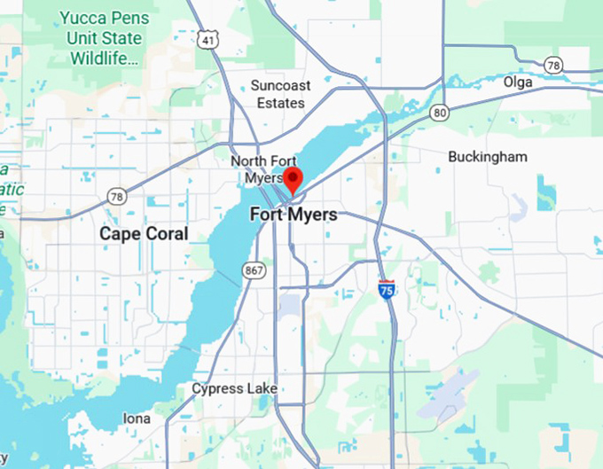 16. fort myers map