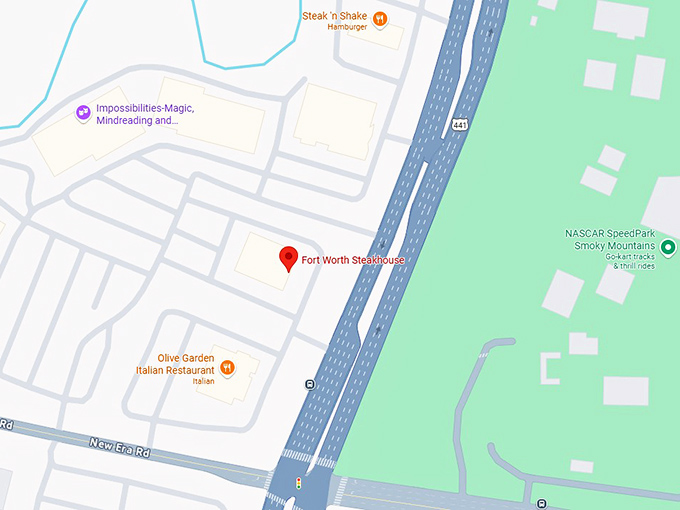 16. fort worth steakhouse map