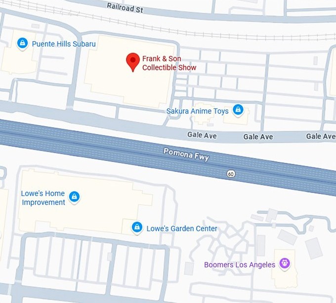 16. frank & son collectible show map