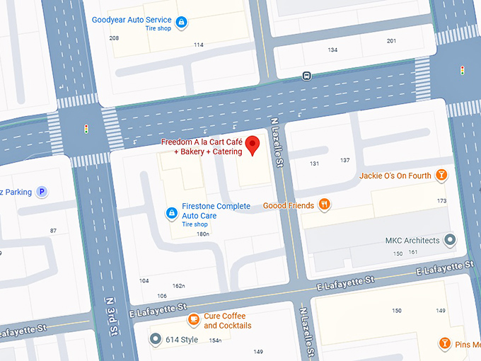 16. freedom a la cart map