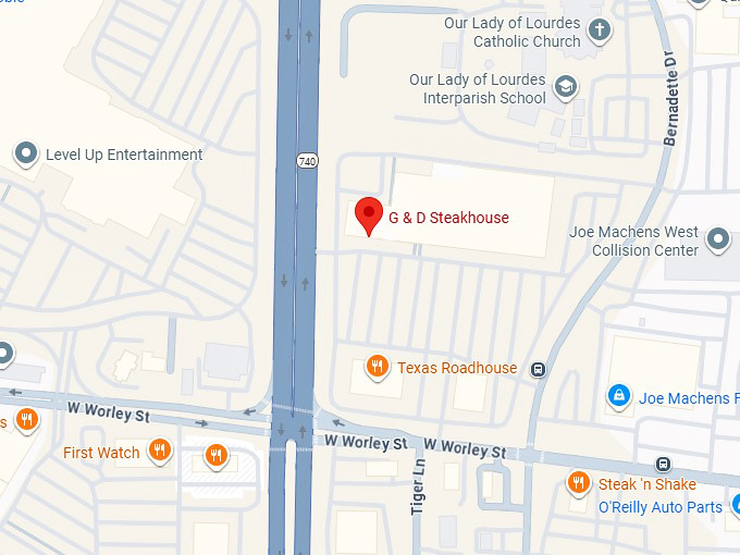 16. g & d steakhouse map