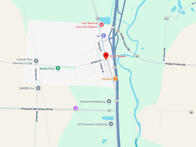 16. g & r tavern map