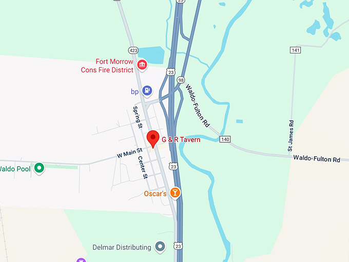 16. g & r tavern map