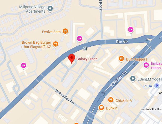 16. galaxy diner map