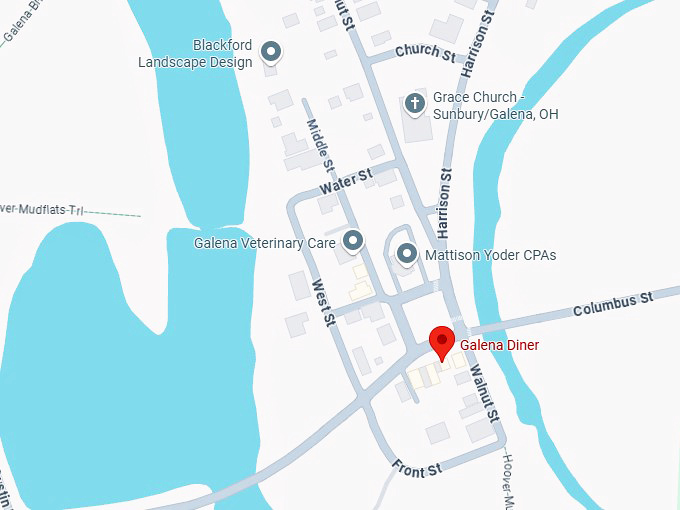 16. galena diner map