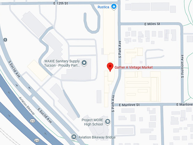 16. gather a vintage market map