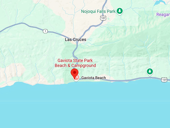 16. gaviota state beach map