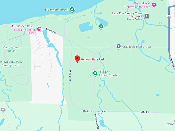 16. geneva state park map