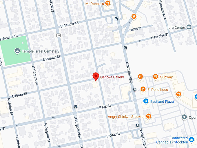 16. genova bakery map