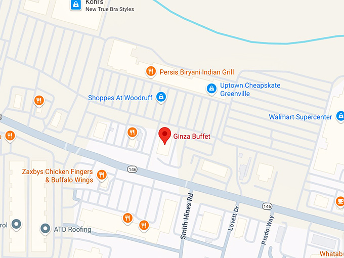 16. ginza buffet map