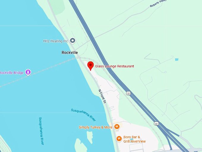 16. glass lounge restaurant map