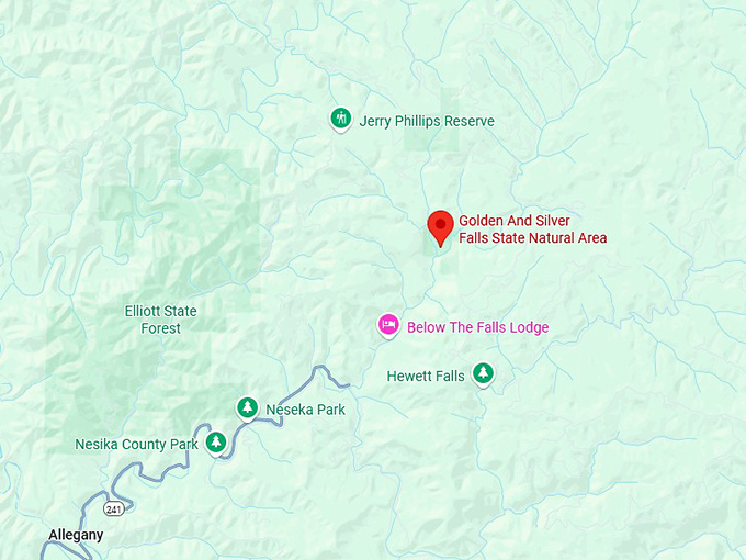 16. golden and silver falls state natural area map