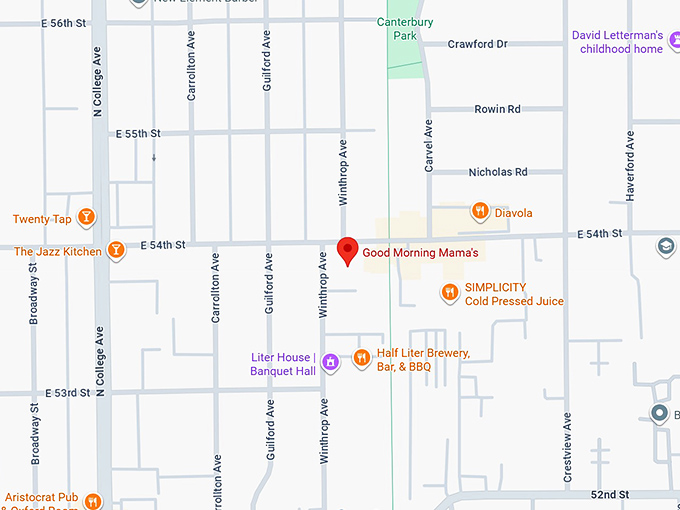 good morning mama's map