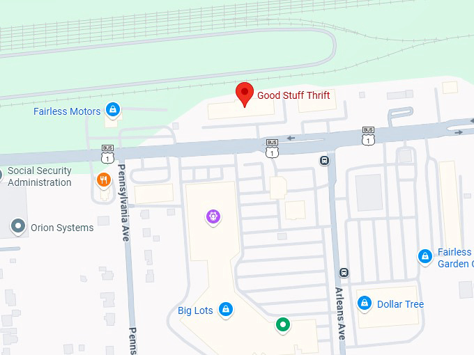 16. good stuff thrift map