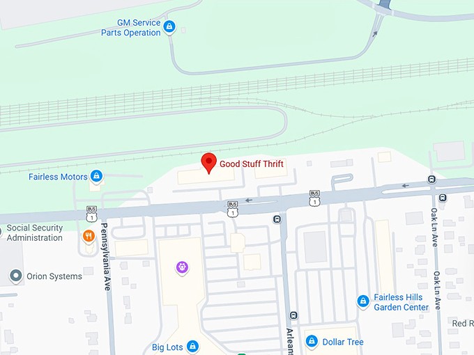 16. good stuff thrift map