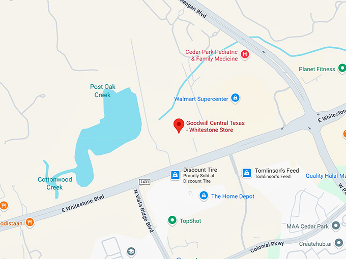 16. goodwill central texas whitestone store map