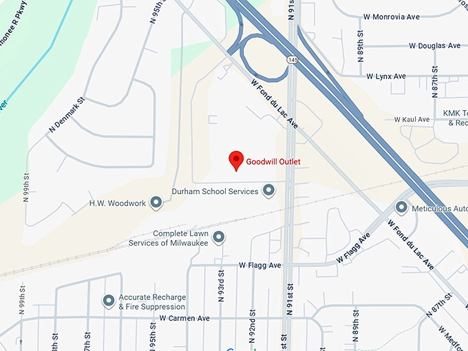 16. goodwill outlet 6055 n 91st st map
